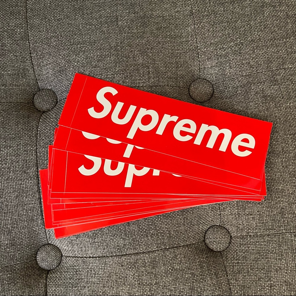 [10] Supreme Stickers - Bundle Of 10 - Gem
